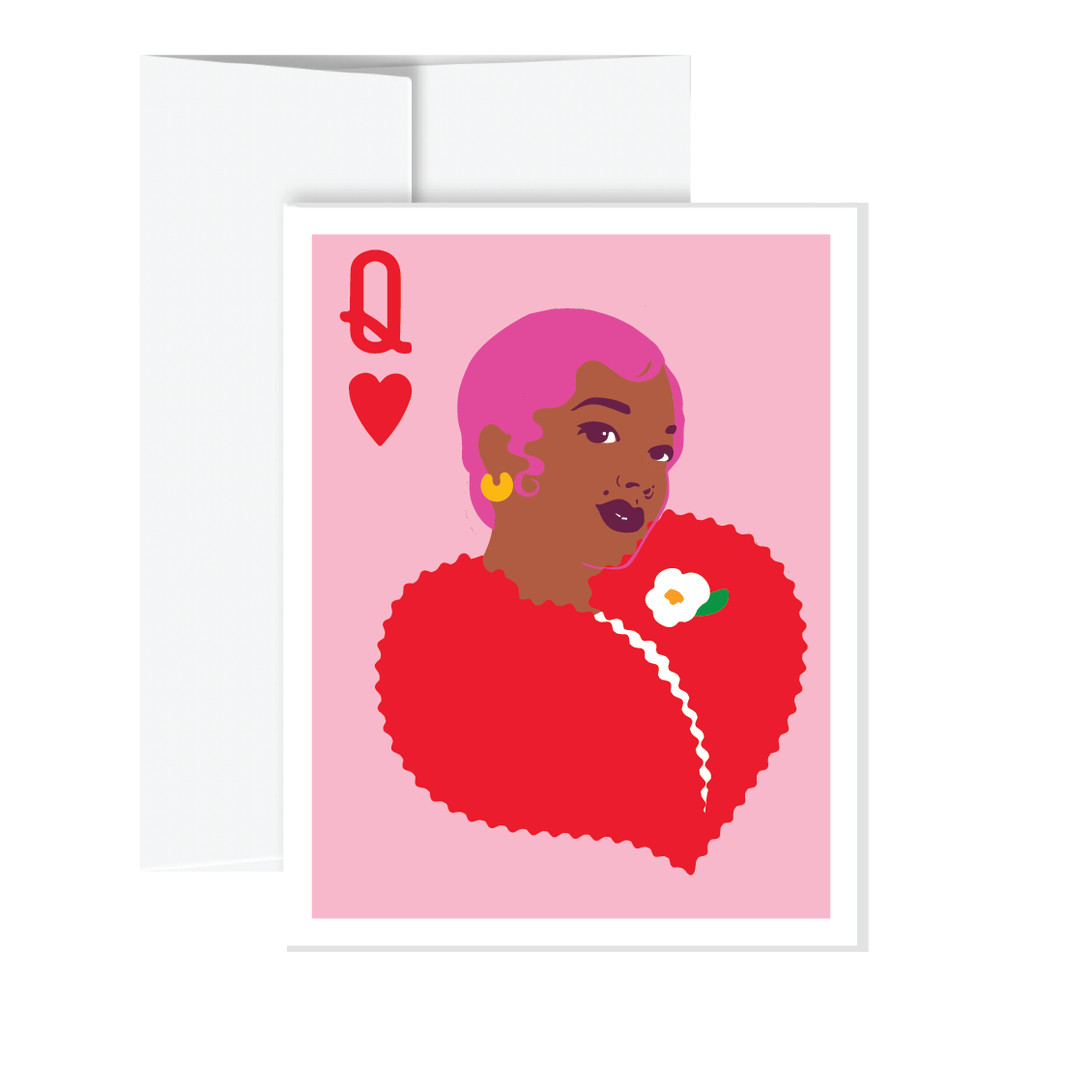 Queen Of Hearts Card Designs